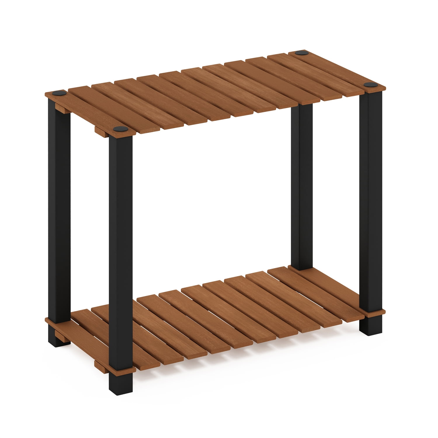HomeStock Handcrafted Haven 2-Tier Indoor Outdoor Plant Shelf Large ...