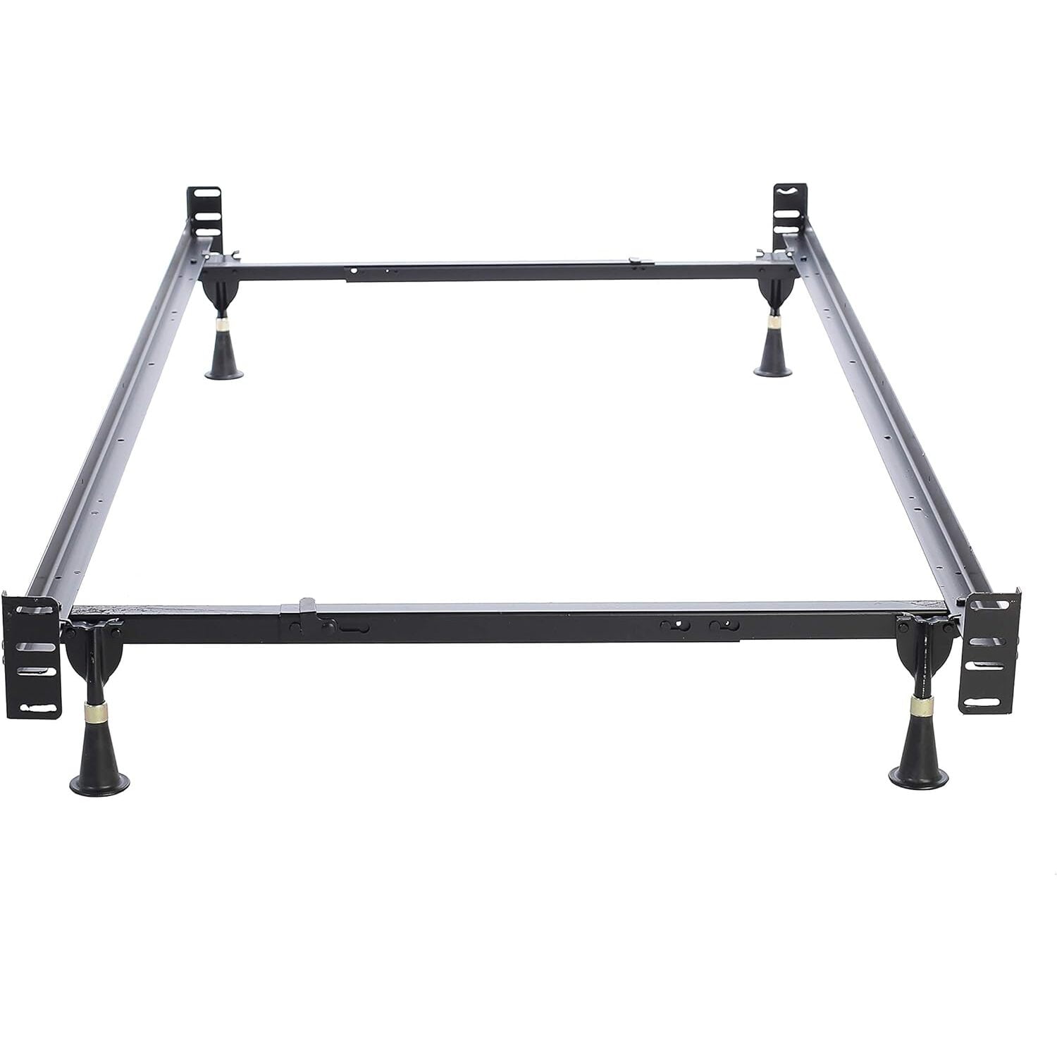 HomeStock Headboard & Footboard Bed Frame Twin/Full With 4 Glides ...