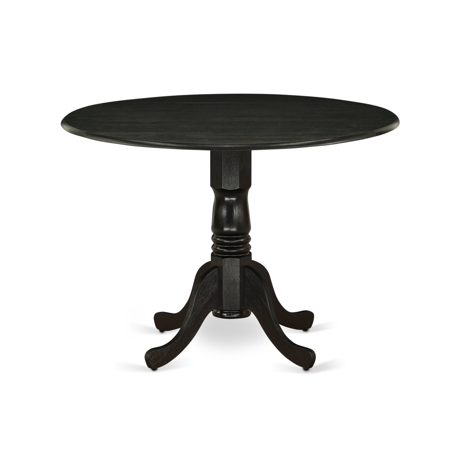 Homestock Sophisticated Simplicity Round Wood Table Wire Brushed Black ...