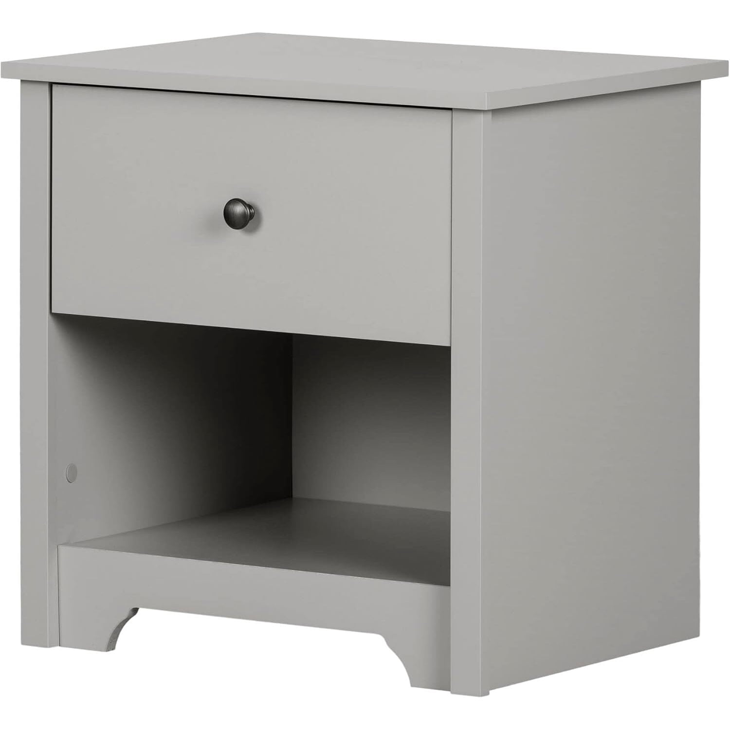 HomeStock Rustic Recluse 1-Drawer Nightstand - End Table With Storage ...