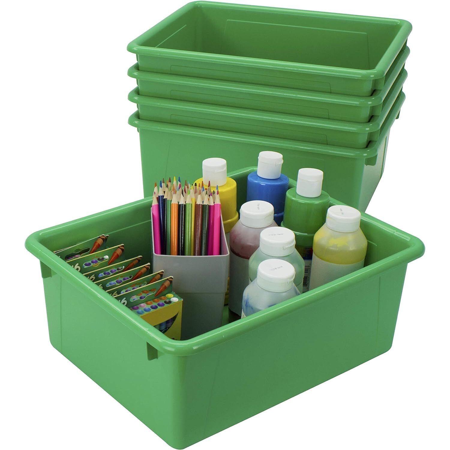 HomeStock Island Oasis Storage Tray, Letter Size, 10 x 13 x 5 Inches ...