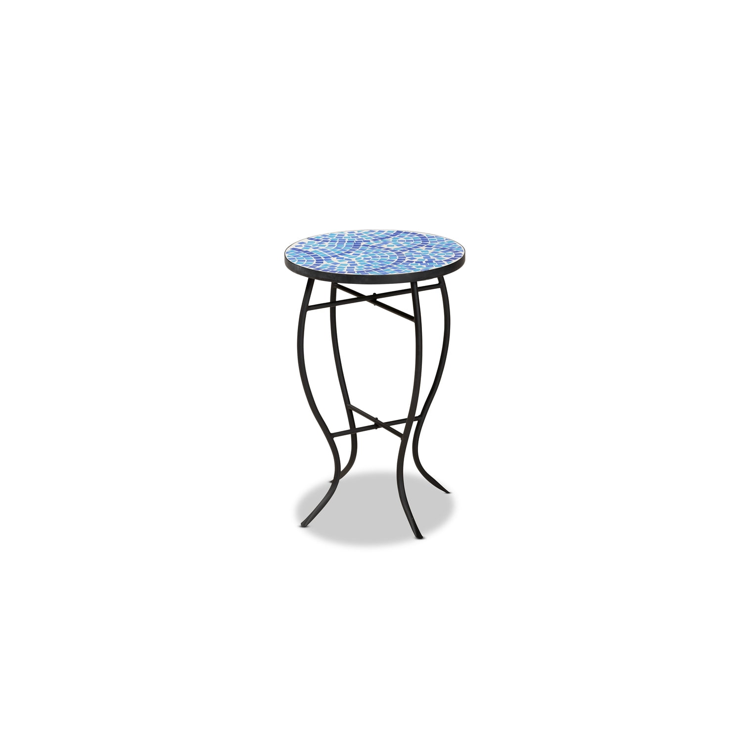 HomeStock Lakefront Luxury Modern and Contemporary Black Metal and Blue ...