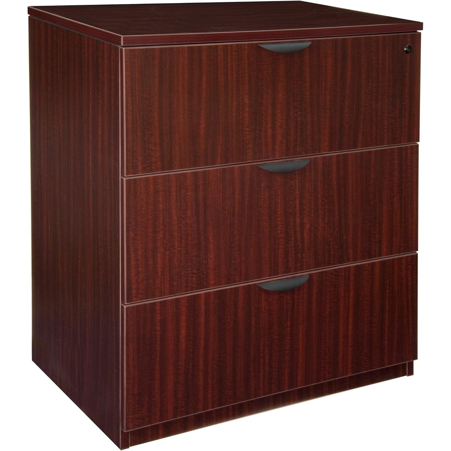 HomeStock Lakeside Living Up Lateral File- Mahogany, Stylish and ...