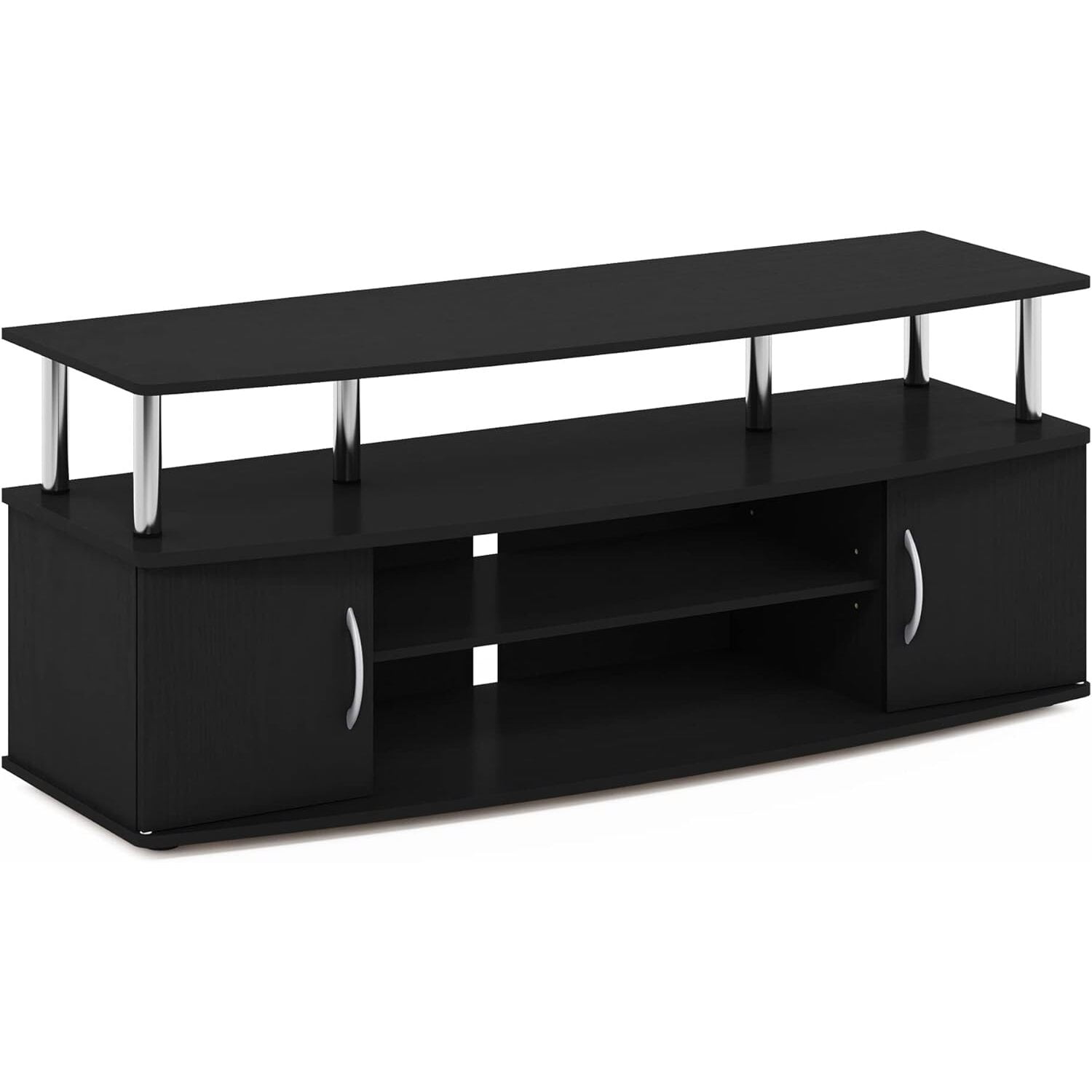 HomeStock Large Entertainment Center Hold Up To 50-In Tv-Finish ...