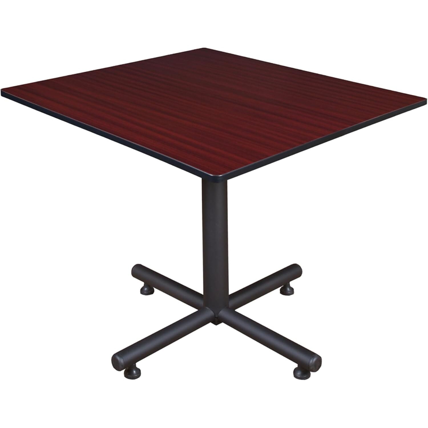 HomeStock Medieval Majesty 48" Square Breakroom Table- Mahogany, Modern ...