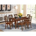 Medieval Dining Set 7-Piece - 60" Rectangle Table & 6 Chairs - Classic ...
