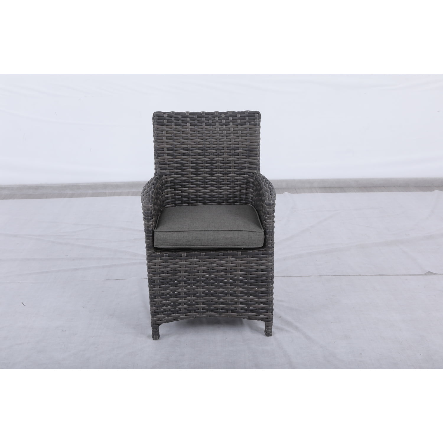 HomeStock Medieval Majesty Set of 2 Wicker Rattan Dining Chairs with ...