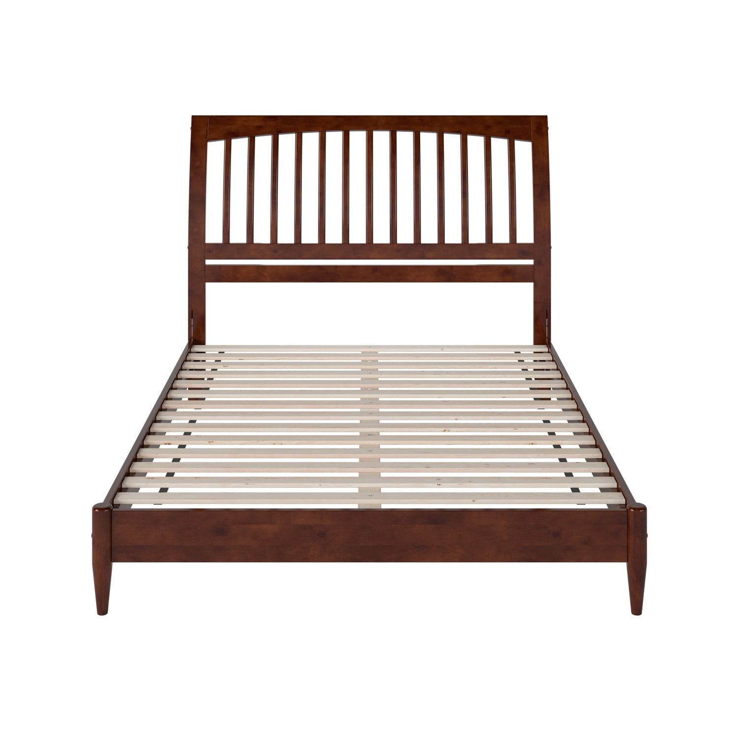 HomeStock Medieval Majesty Solid Wood Low Profile Sleigh Platform Bed ...