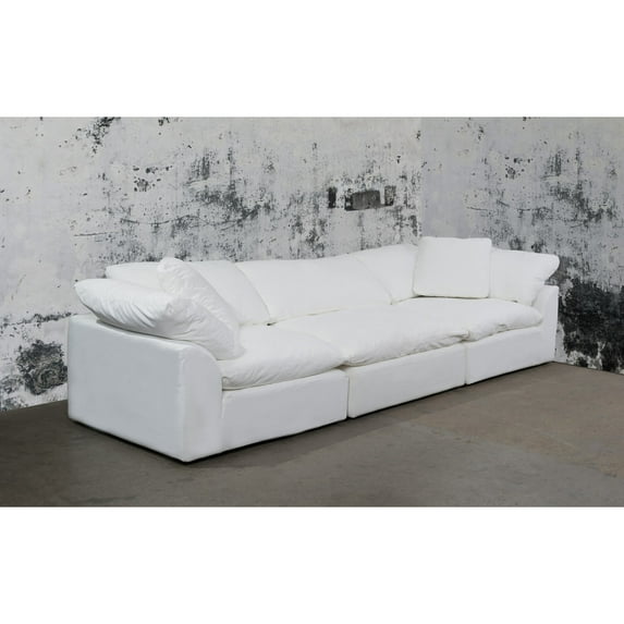 Modular Sectional Sofa 3Pc Deep Seating Couch Washable Fabric Living ...