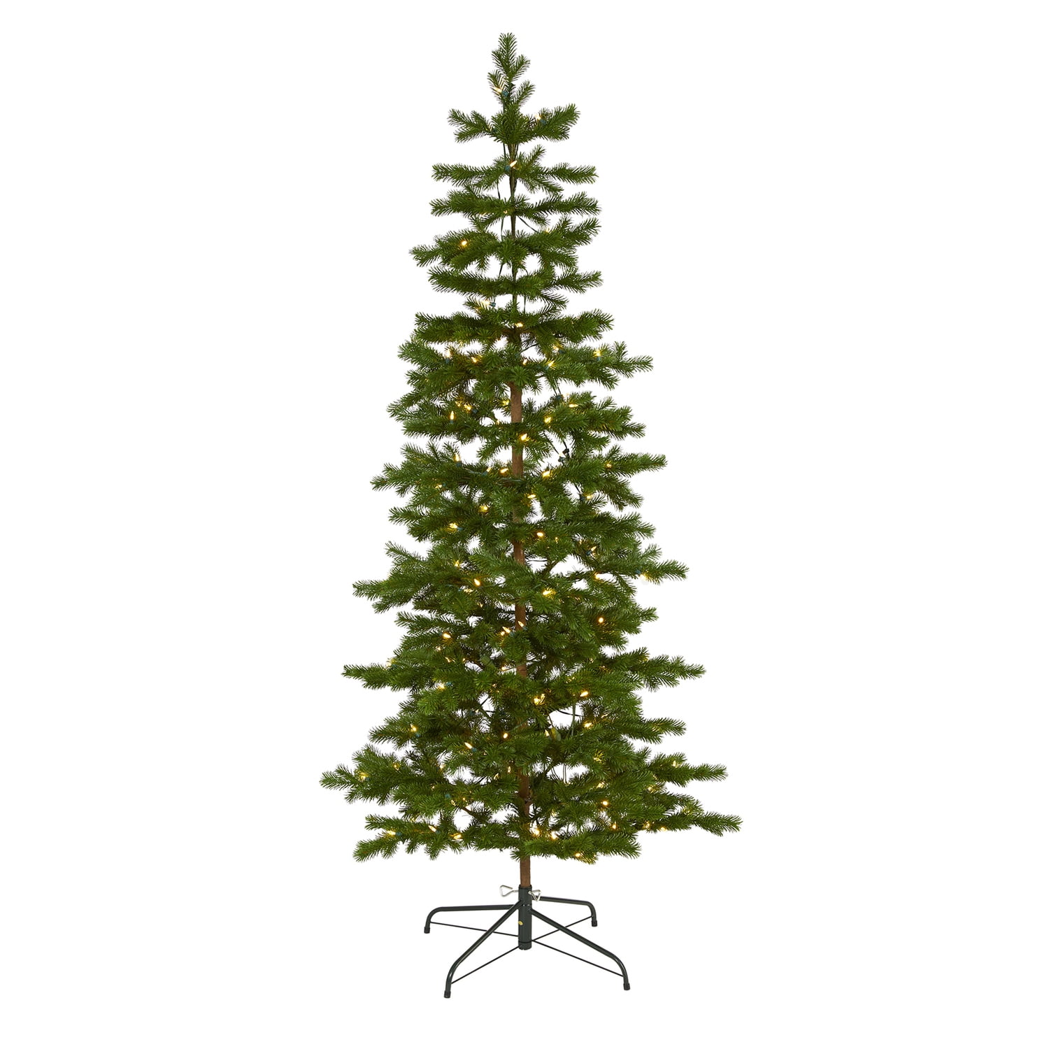 HomeStock 6.5ft Mediterranean Spruce Artificial Christmas Tree with 200 ...