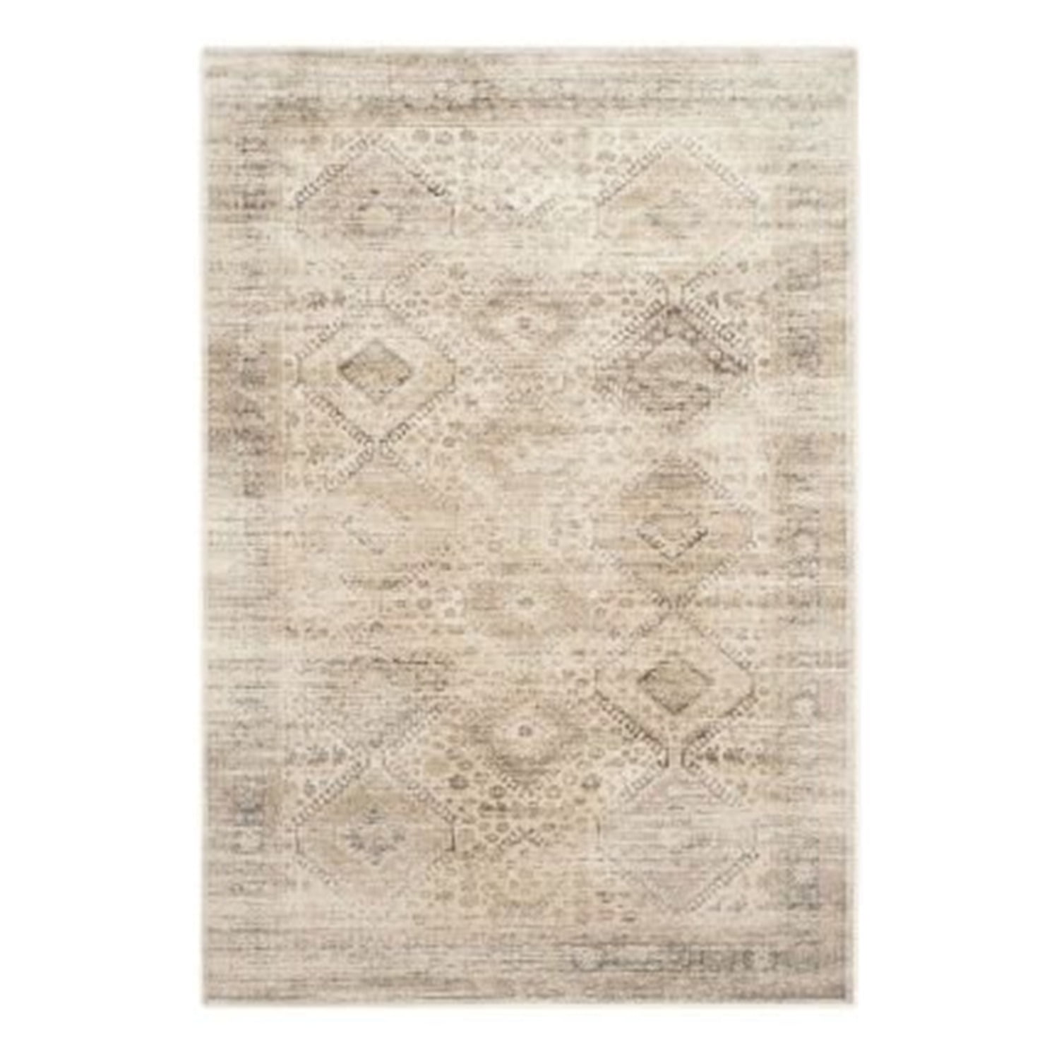 HomeStock Mediterranean Mastery Area Rug- Vintage Viscose Pile -Stone ...