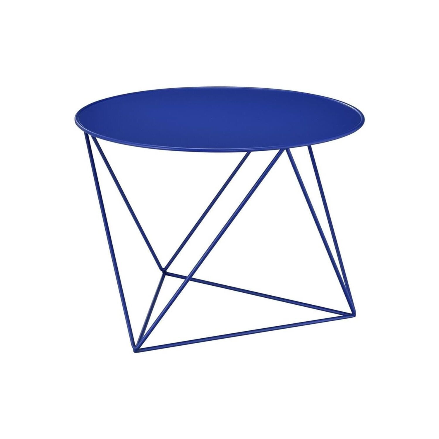 HomeStock Modern Marvel Accent Table in Blue Finish - Walmart.com