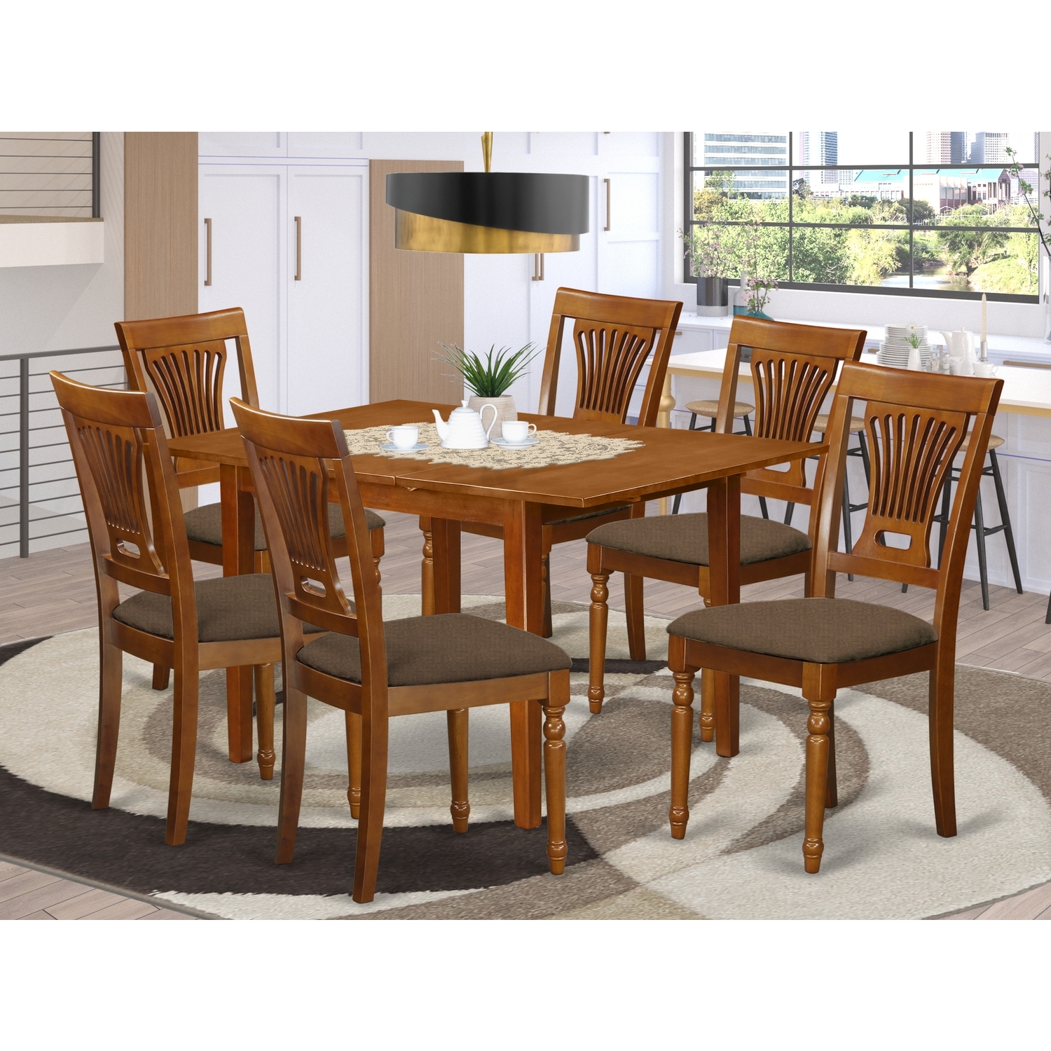Modern Kitchen Table Set - Dining Table & Chairs - Small Space Dining ...