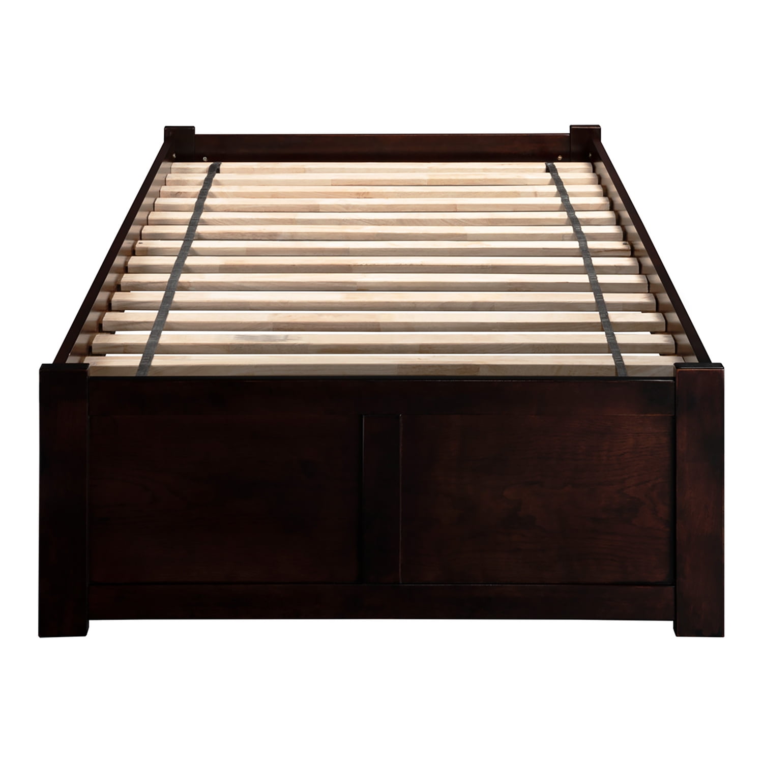 Homestock Artisanal Abode Platform Bed With Flat Panel Footboard And ...