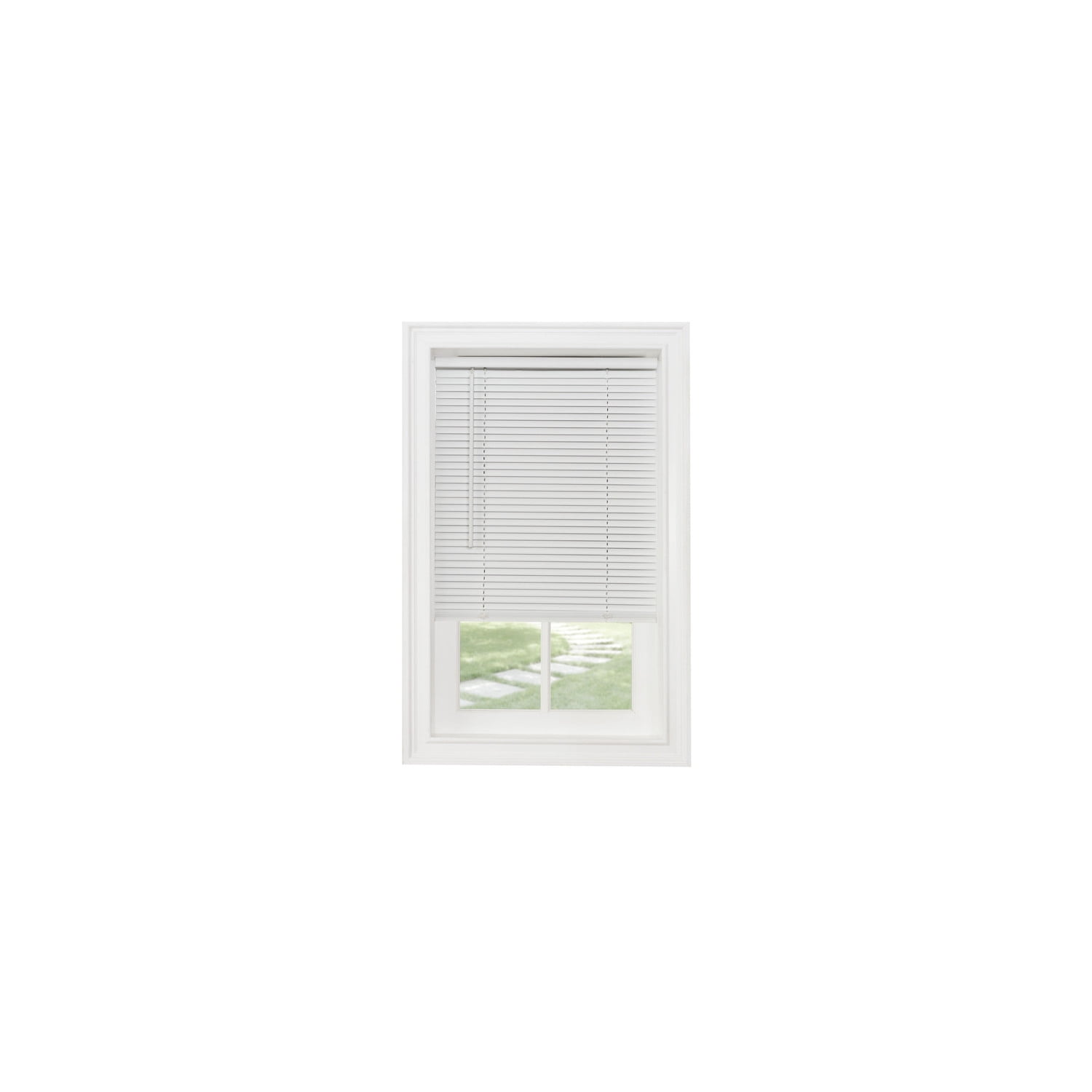 HomeStock Modern Minimalism Light Filtering Mini Blind 70x64 - White ...