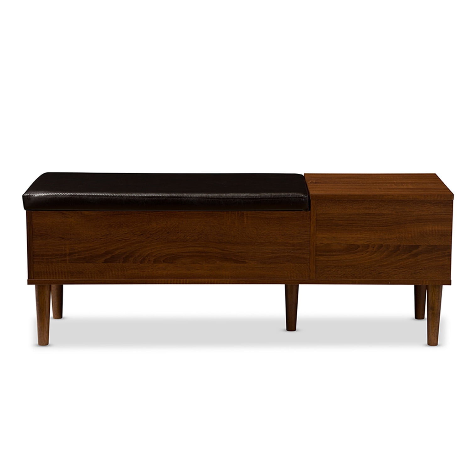 HomeStock Modern Minimalism Mid-Century Retro Modern 1-Drawer 2-Tone ...