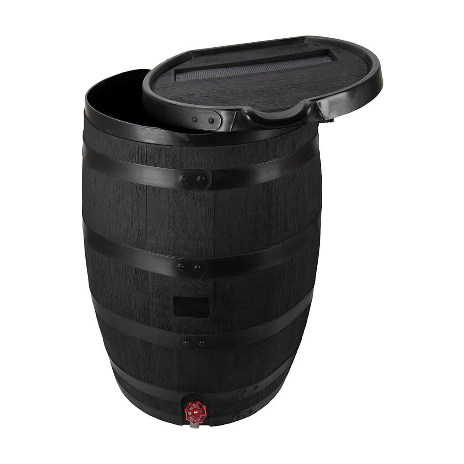 HomeStock Modern Minimalism Polyethylene 55 Gallon Premium Flat Back ...