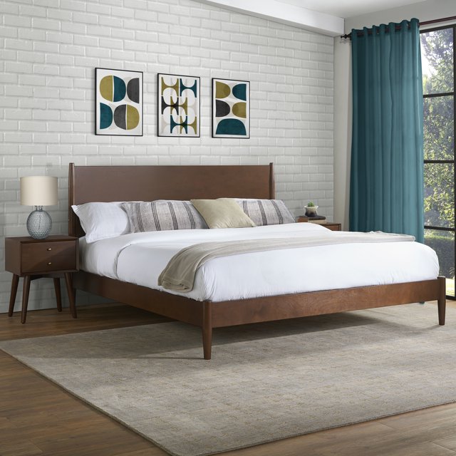 HomeStock Modern Motifs King Bed Acorn - Headboard, Footboard, Rails ...