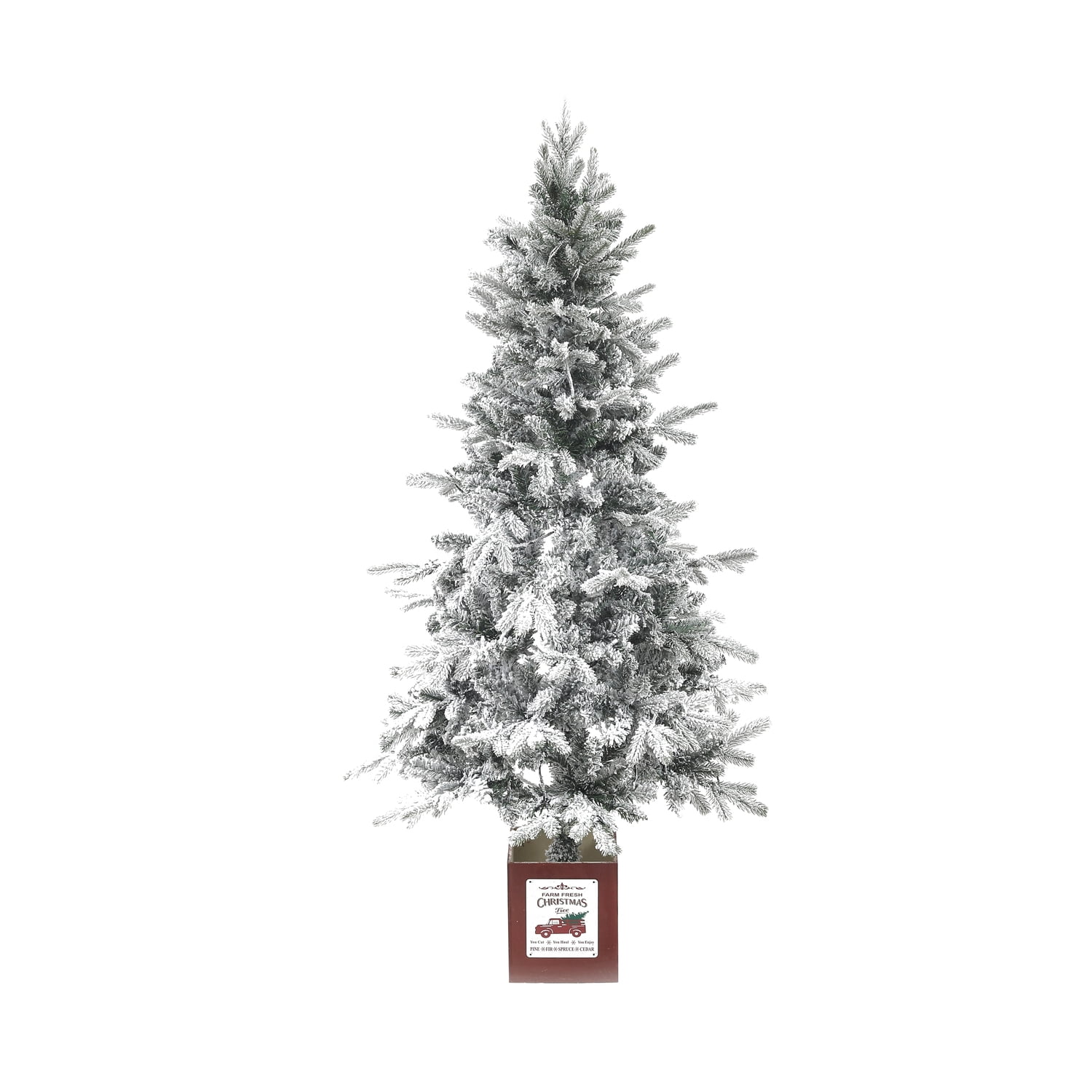 HomeStock Modern Muse 5Ft Pre-Lit Artificial Renaissance Rhapsody Fir ...