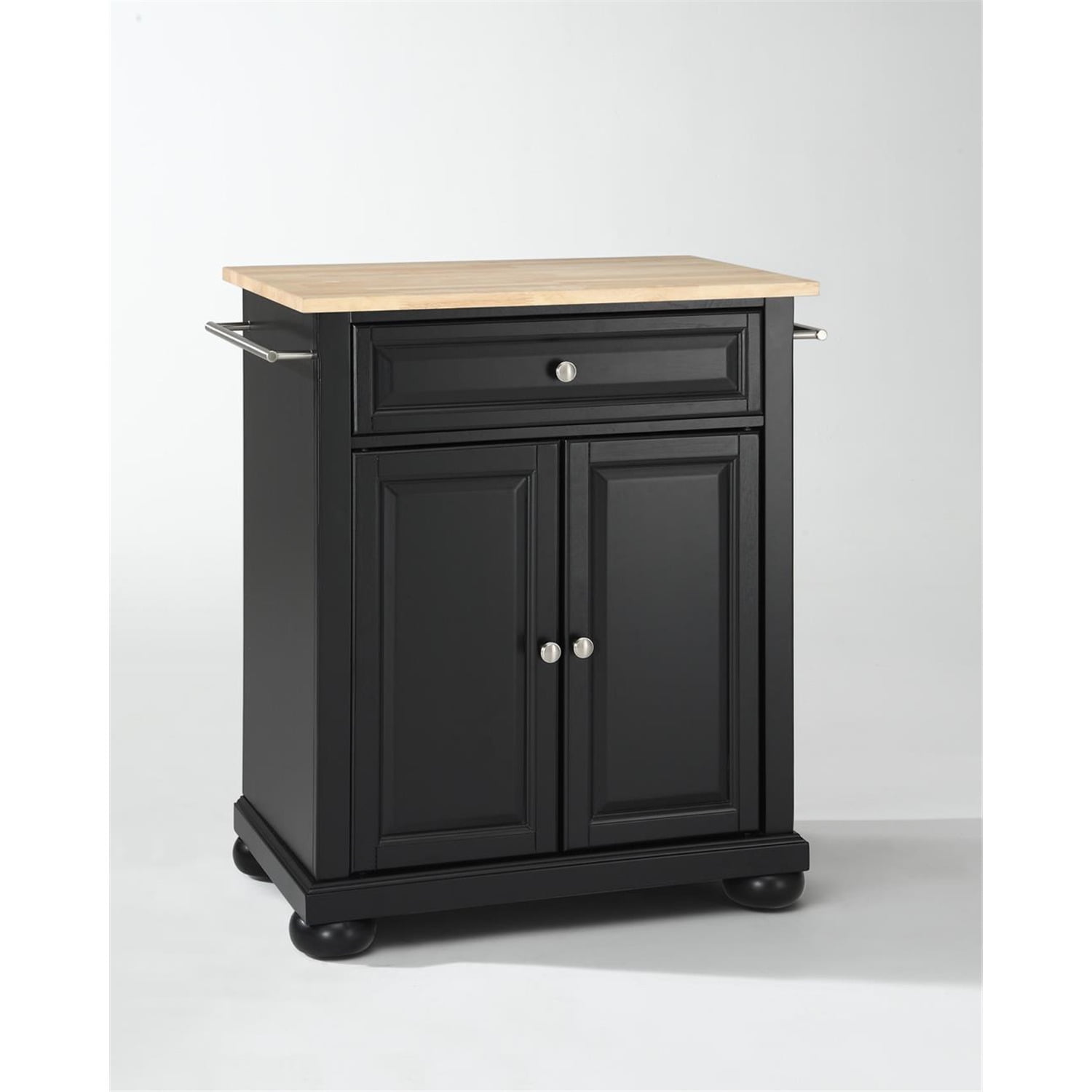 HomeStock Island Oasis Portable Kitchen Island, Spacious Countertop ...