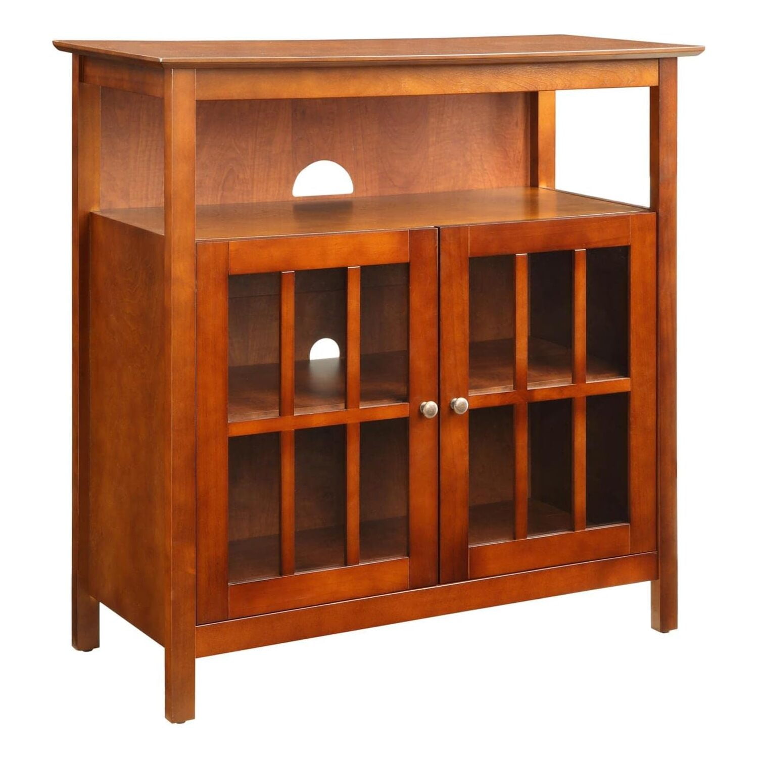 HomeStock Mountain Majesty 40" TV Stand with Storage Cabinets: Elegant ...