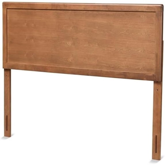 HomeStock Natural Beauty Walnut Finished Wood Full Size Headboard - 56 ...