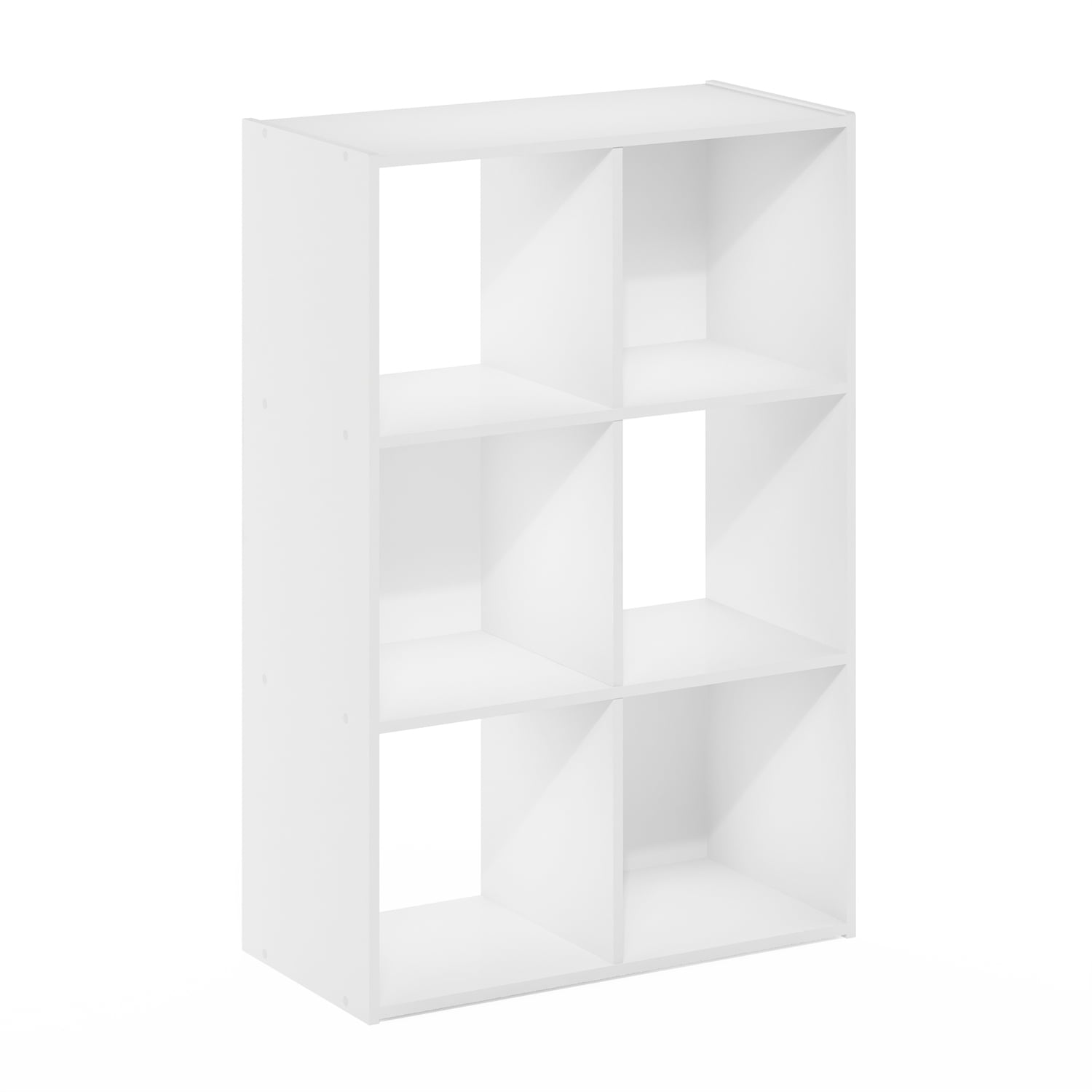 HomeStock Naturally Nice Cubic Storage Cabinet, 3x2, White - Walmart.com