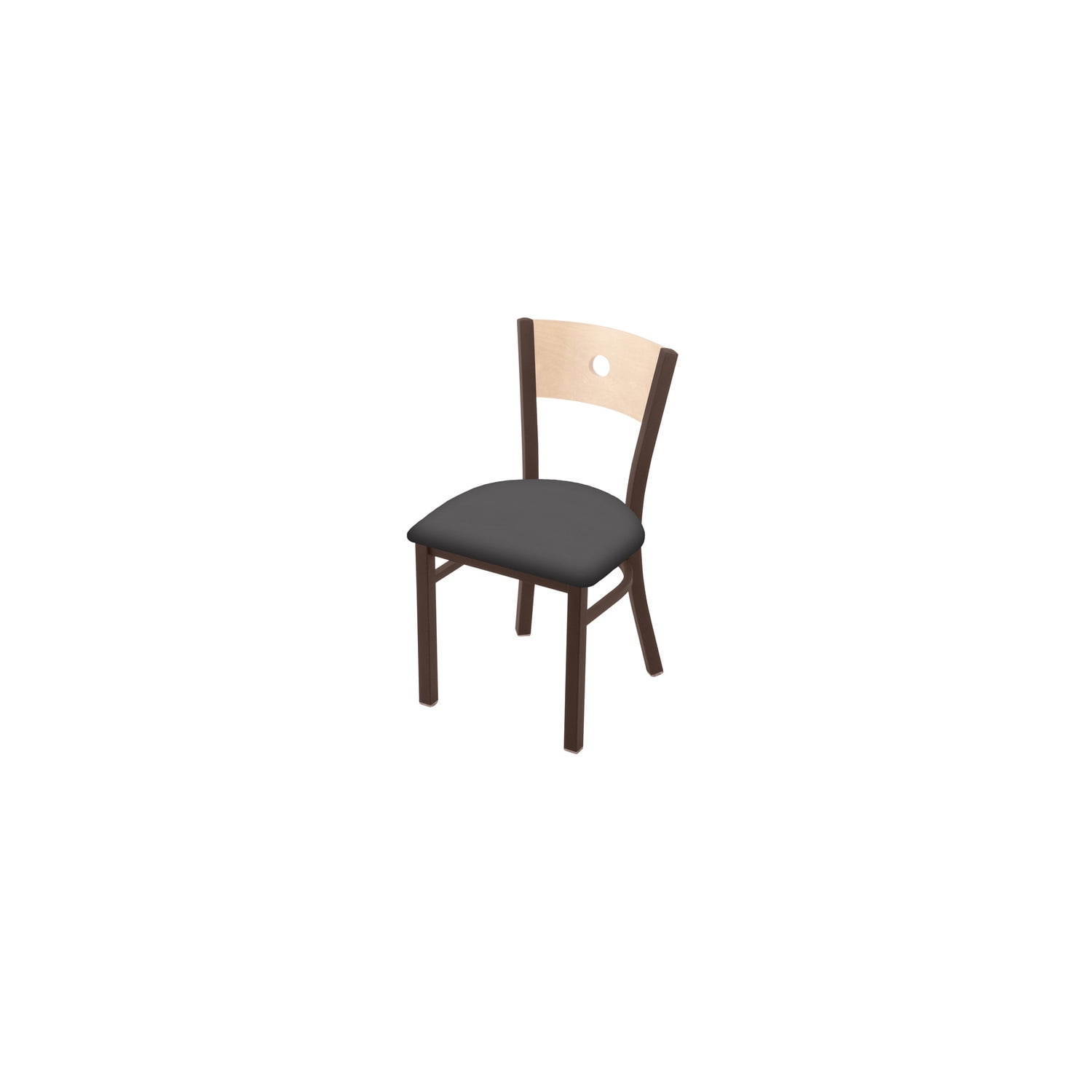 HomeStock Old World Charm 18" Stool - Heavy-Duty Bronze Finish, Natural ...