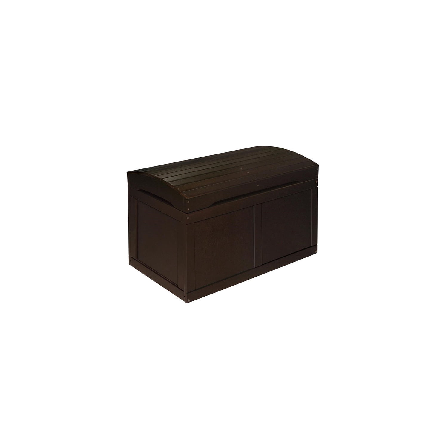 Barrel Top Toy Chest - Hardwood Storage Chest, Living Room Trunk ...