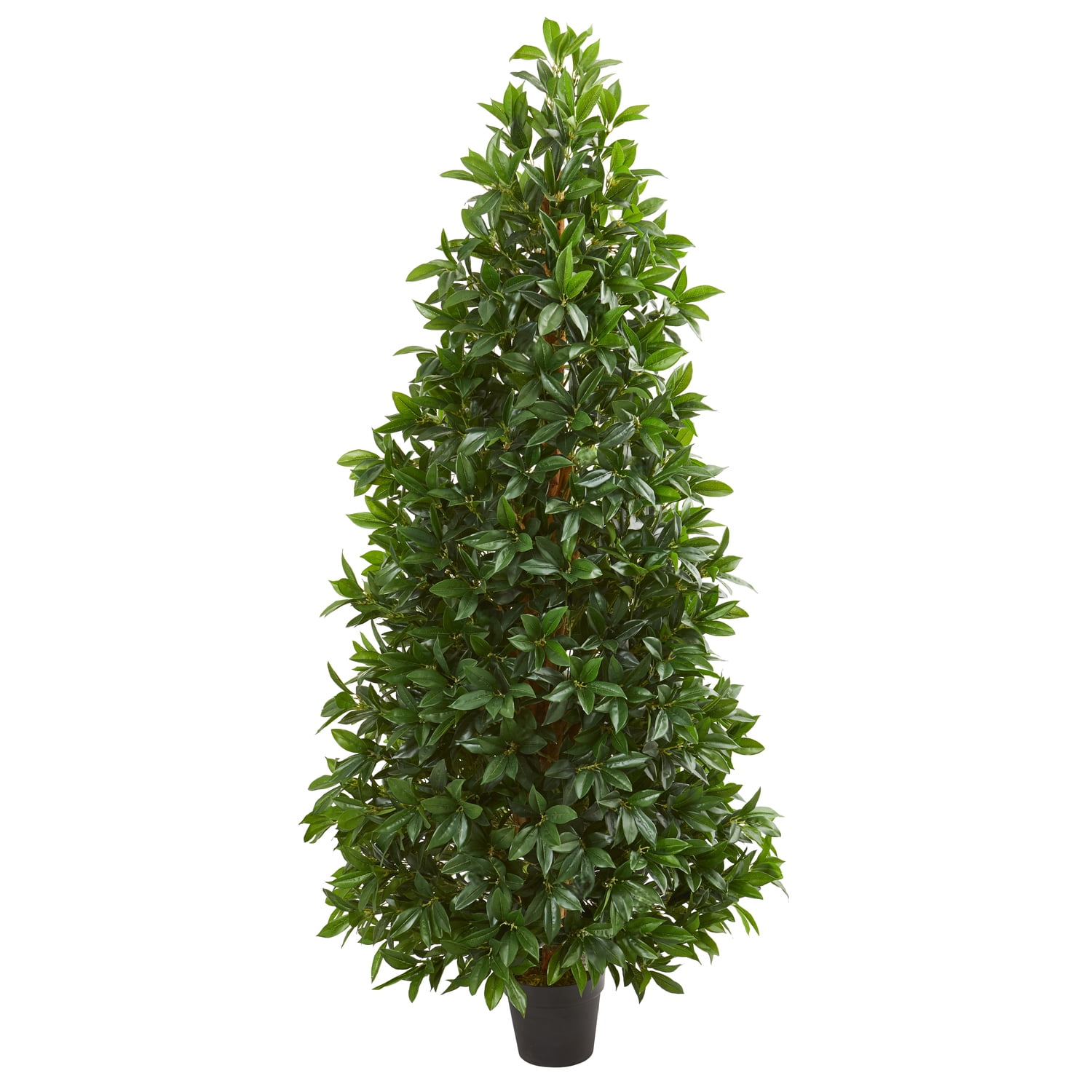 HomeStock Renaissance Refinement 5Ft. Bay Leaf Cone Topiary Artificial ...