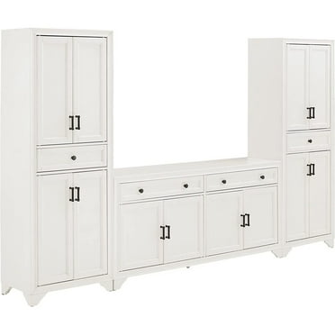 Crosley Tara 3 Piece Sideboard and Pantry Set - Walmart.com