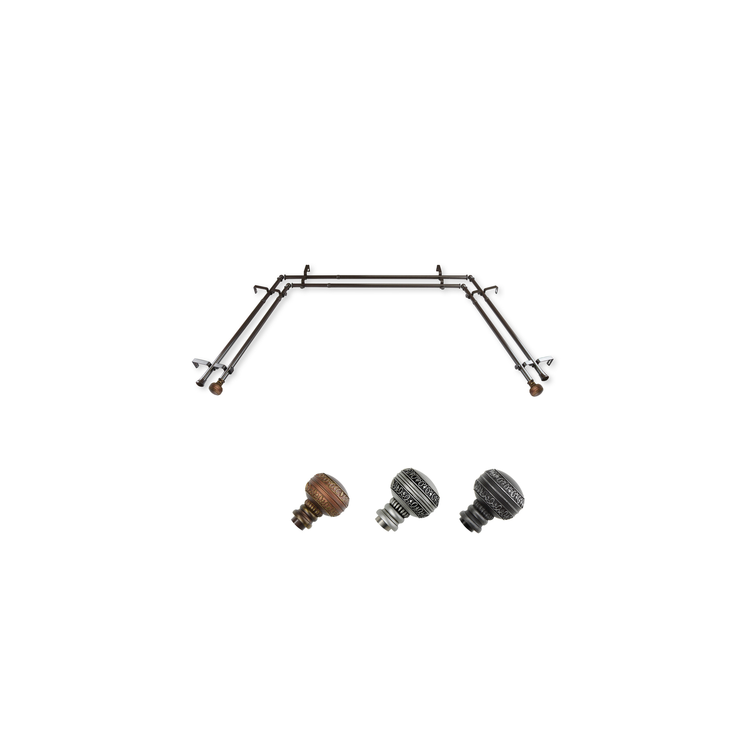 HomeStock Renaissance Revival Curtain Rods & Hardware, Featuring ...