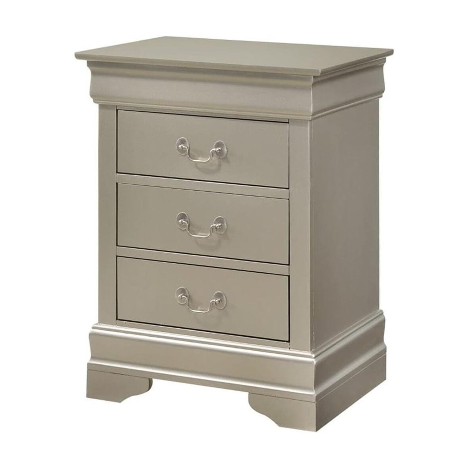 Homestock Vintage Visions Nightstand With Dovetailed Drawers and ...