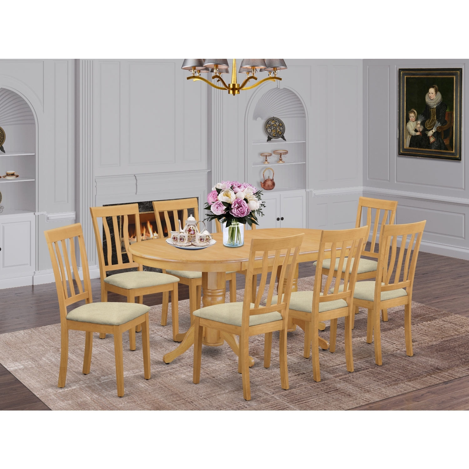 HomeStock Renaissance Rhapsody And Chairs Set - Dining HomeStock And ...