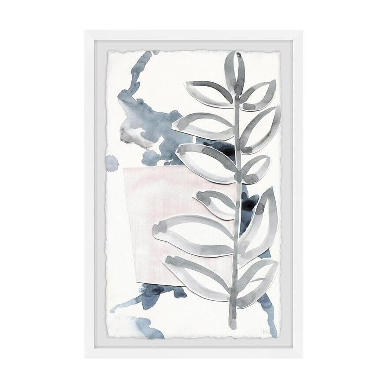 HomeStock Retro Renaissance Stem Lines Framed Painting Print ...