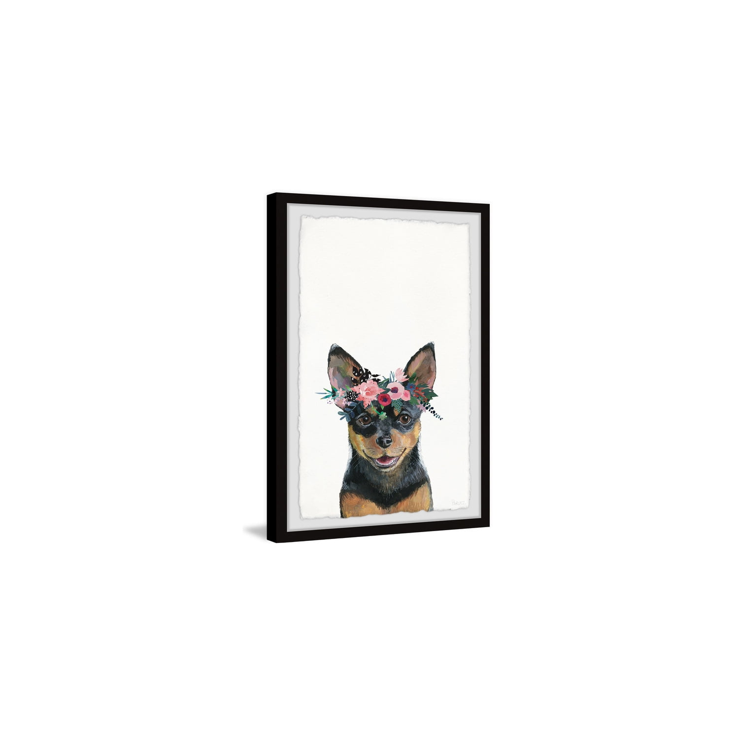 HomeStock Rococo Radiance Little Miss Friendly Framed Painting Print ...