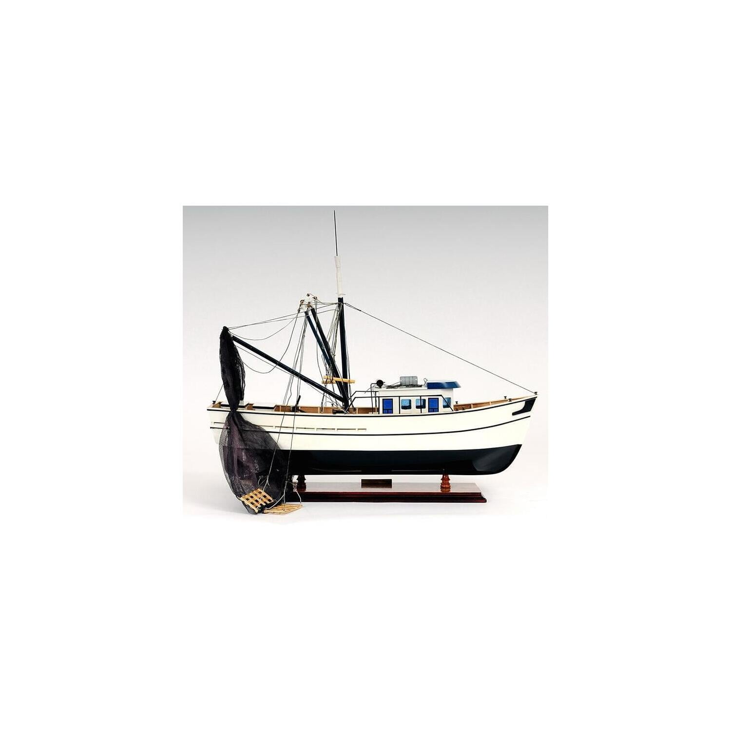 HomeStock Rococo Romance Shrimp Boat Model Handcrafted From the Scratch ...