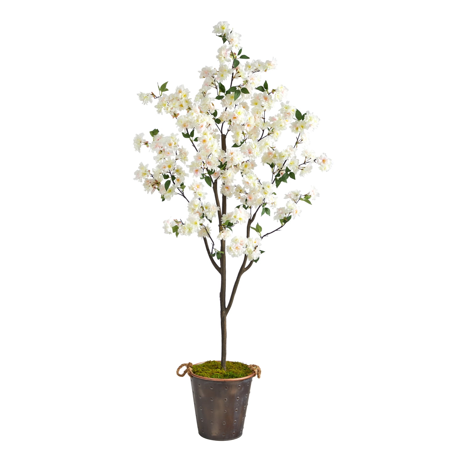 HomeStock Rustic Ranch 6Ft. Cherry Blossom Artificial Tree In ...