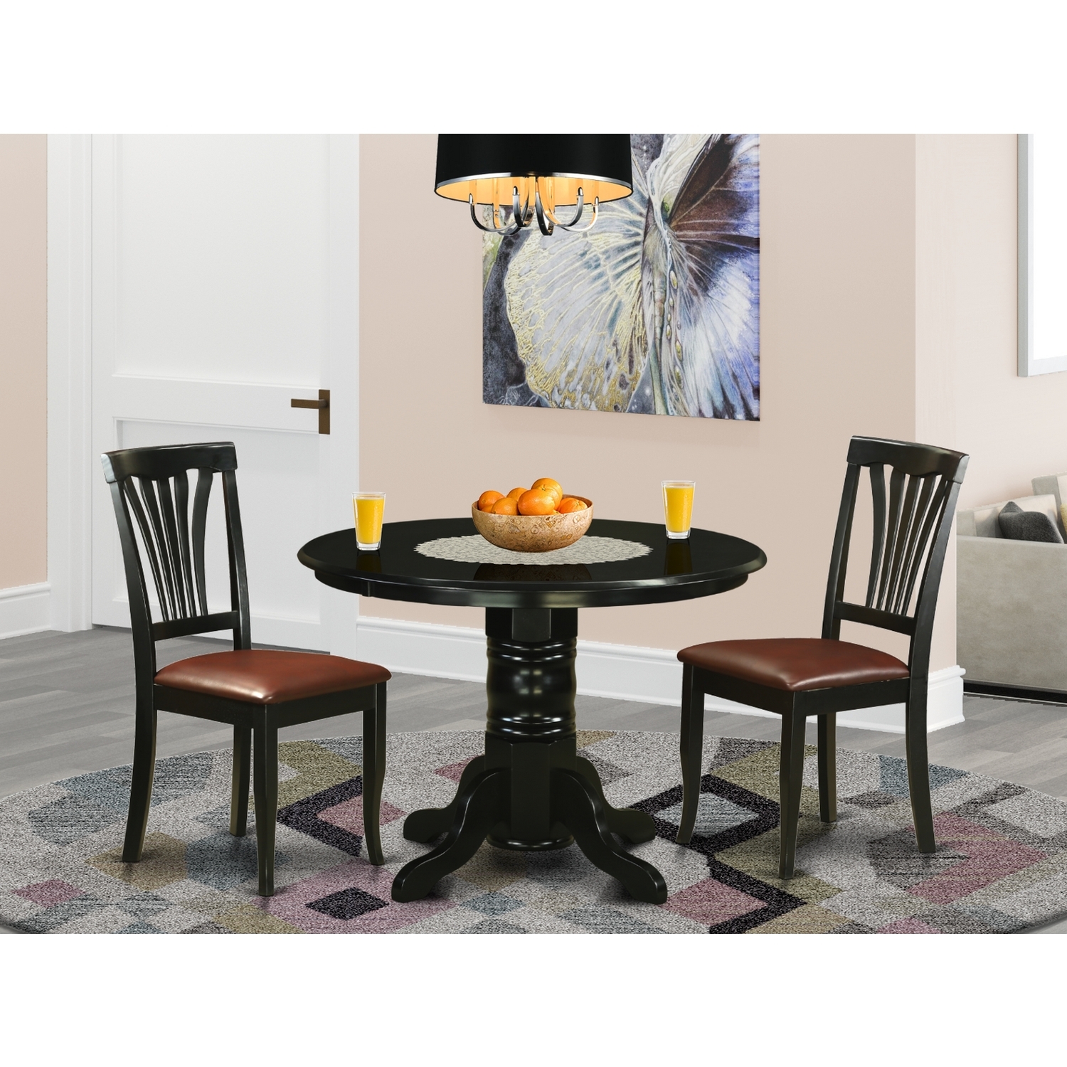 Rustic Dining Set-Table & Chairs for Kitchen or Ranch Home - Walmart.com