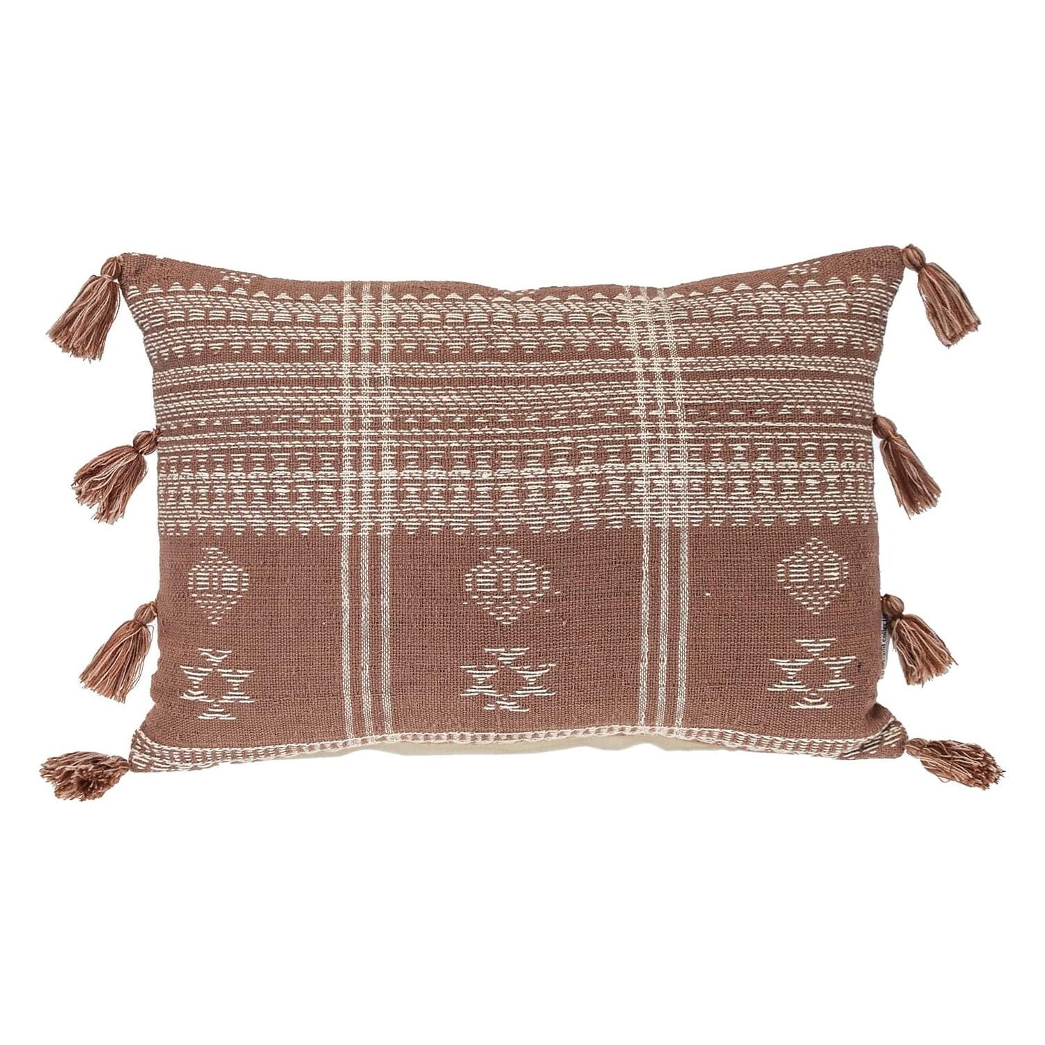 HomeStock Rustic Ranch Transitional Style Throw Pillow, Small ...