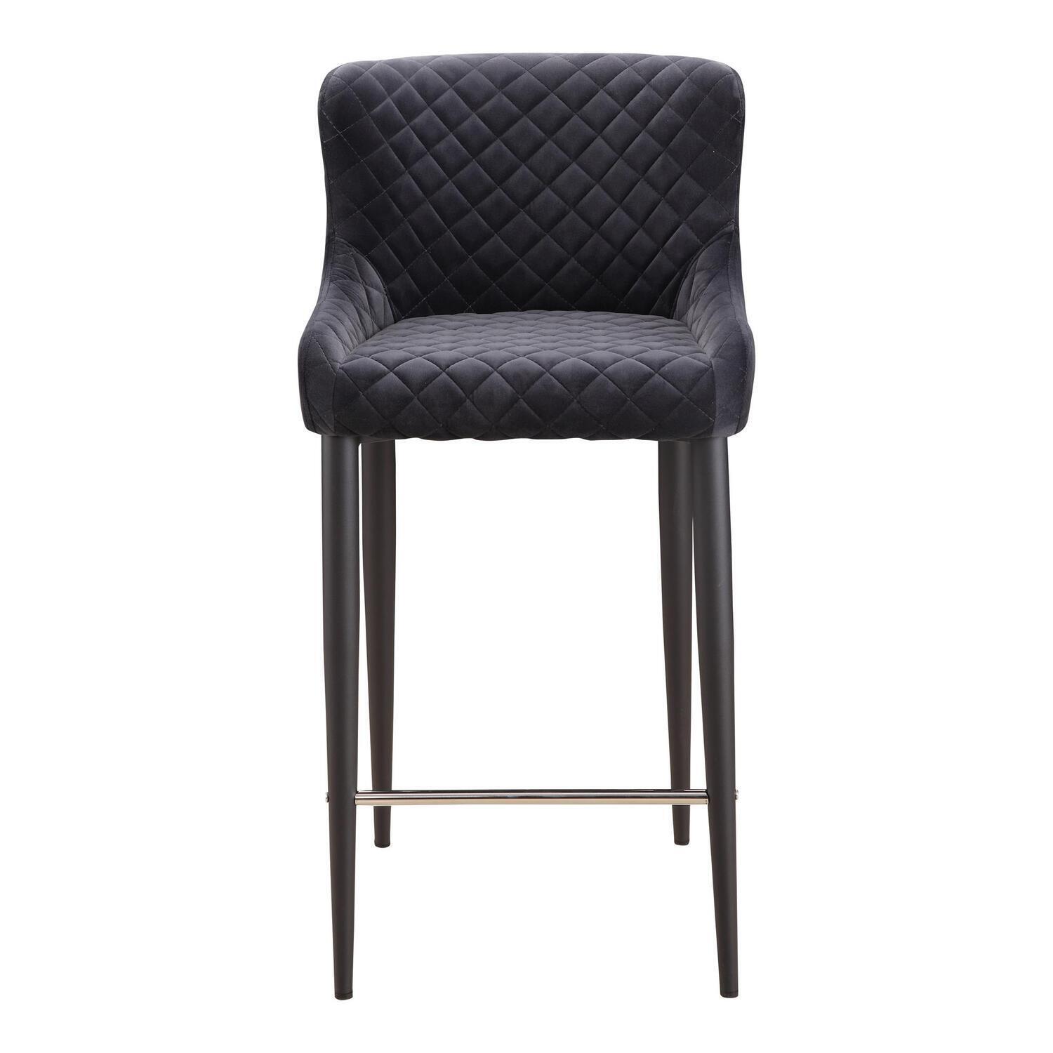 HomeStock Rustic Recluse Counter Stool Dark Grey , Counter Stools ...