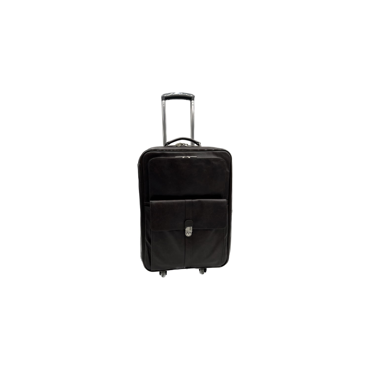 HomeStock Rustic Refinement Leather Carry-on Pullman - 23"x14"x10 ...