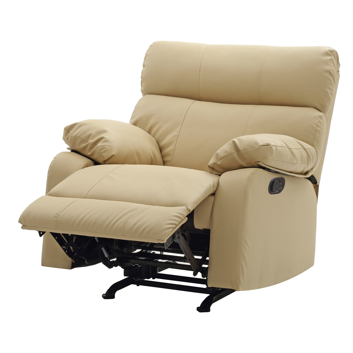 HomeStock Rustic Refinement Rocker Recliner , BEIGE - Walmart.com