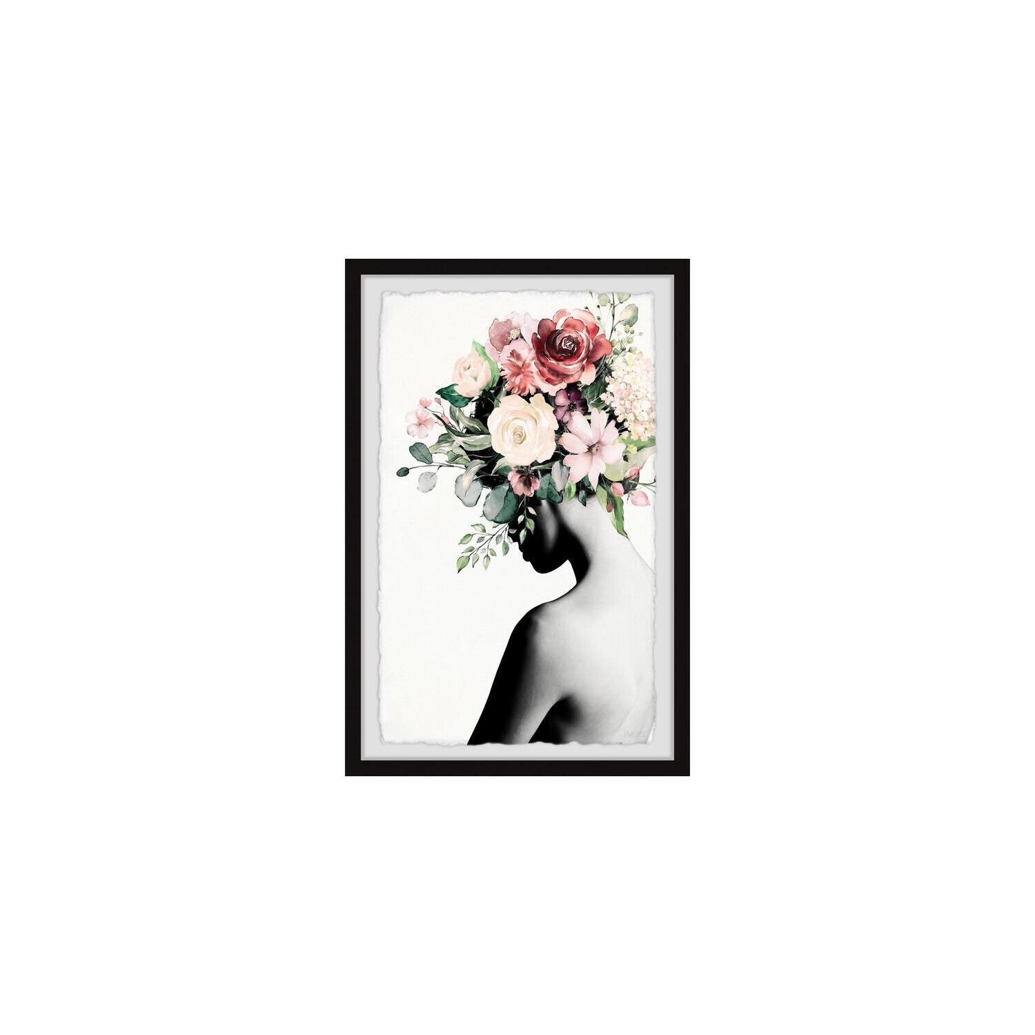HomeStock Rustic Revival Blooming Back Framed Painting Print ...