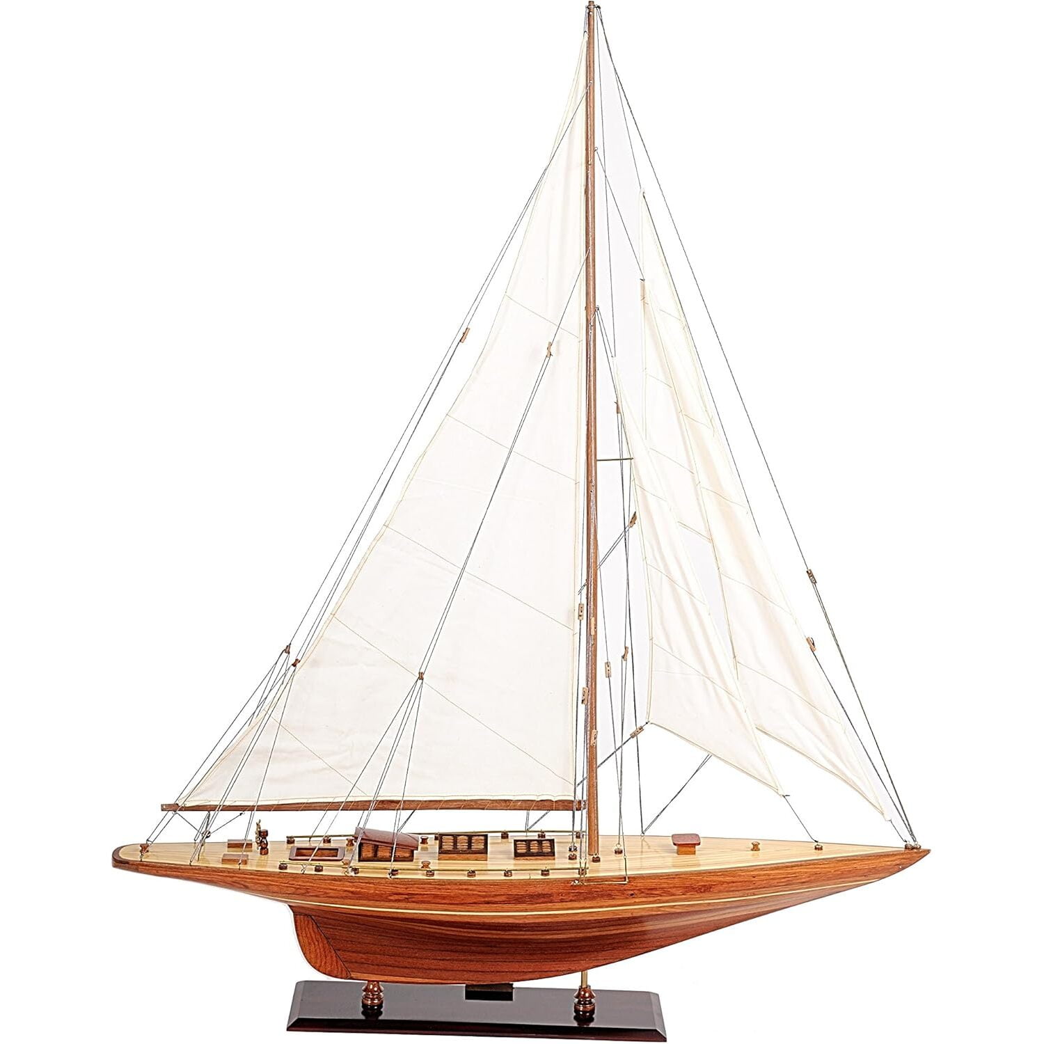 HomeStock Seaside Serenity, Shamrock Yacht Sailboat Model Ship ...
