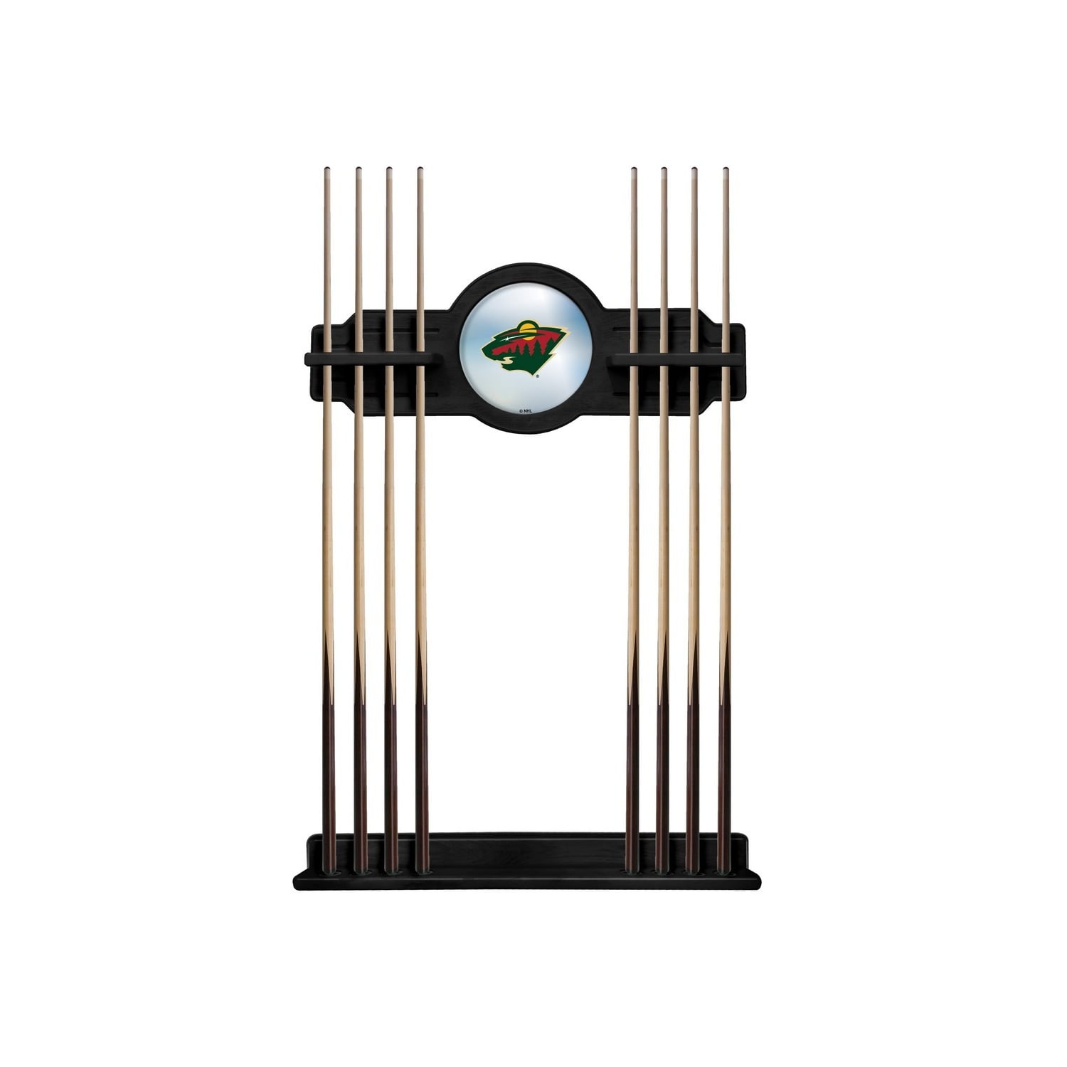 HomeStock Seaside Style Cue Rack in Black Finish, Pool Cue Racks, Wall ...