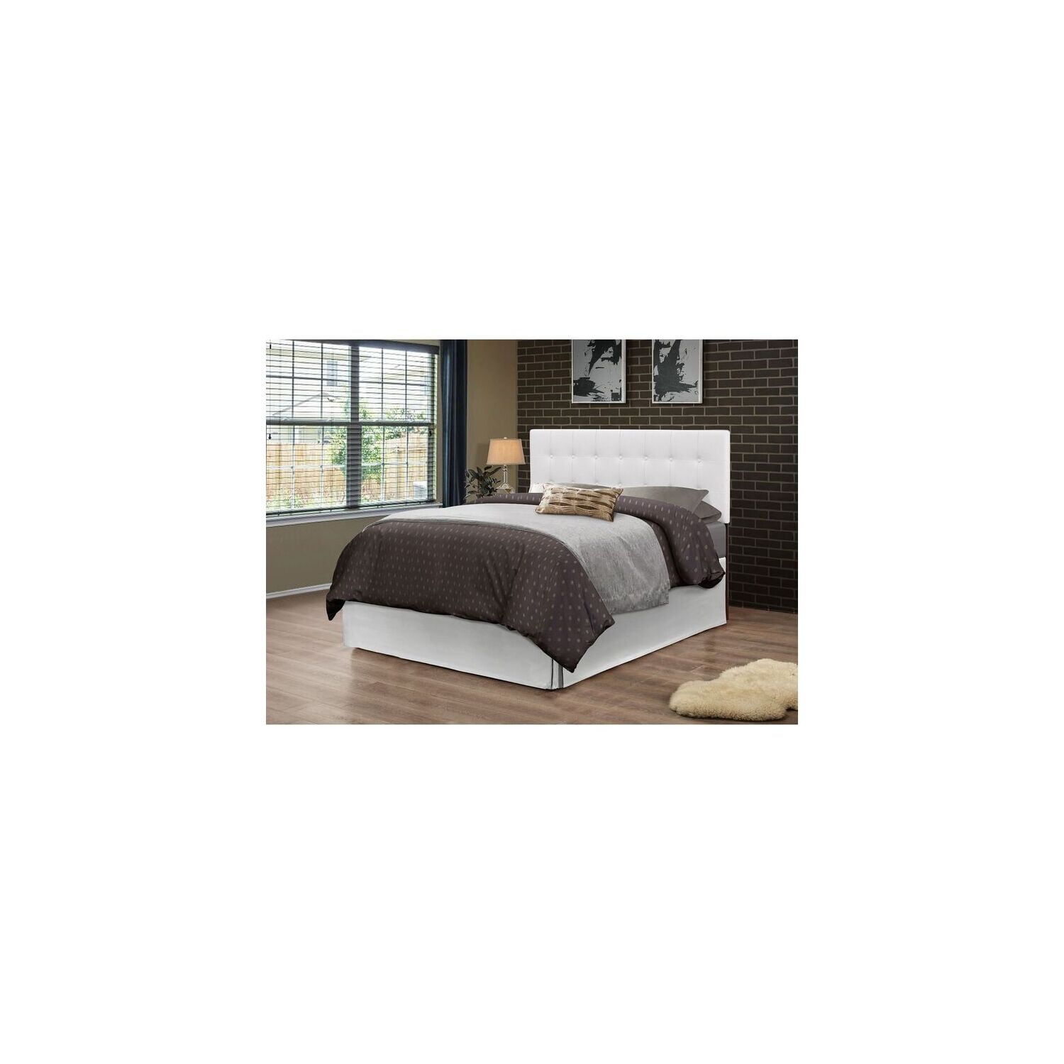 HomeStock Seaside Style King Headboard , White - Walmart.com