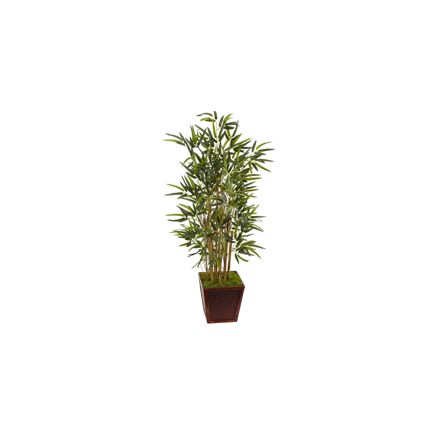 HomeStock Sophisticated Simplicity 4Ft. Bamboo Artificial Tree In ...