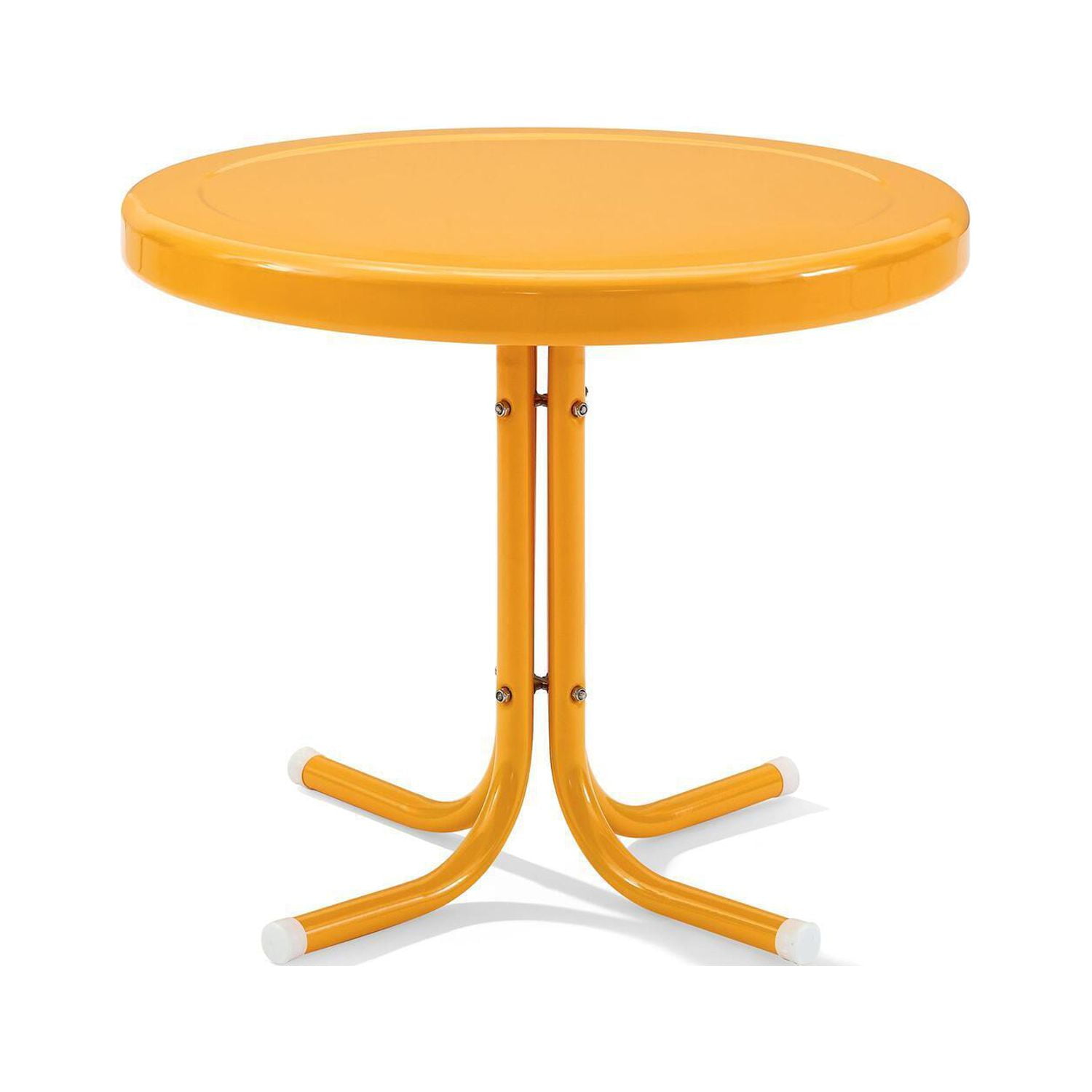 Outdoor Side Table - Metal Patio Table, Modern Lawn Table, Conversation ...