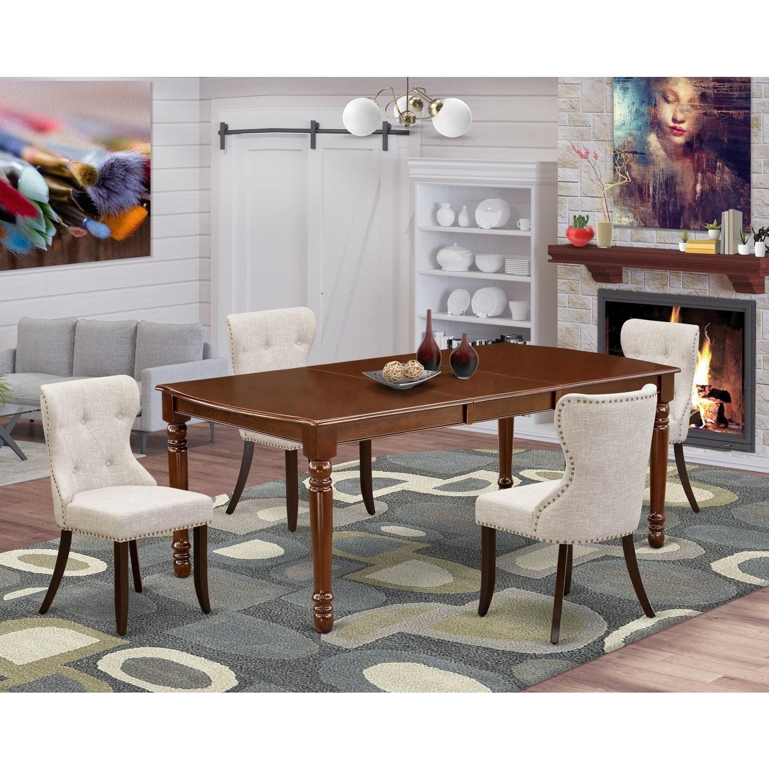 HomeStock Southwestern Sensibilities Furniture A Kitchen Dining Table ...